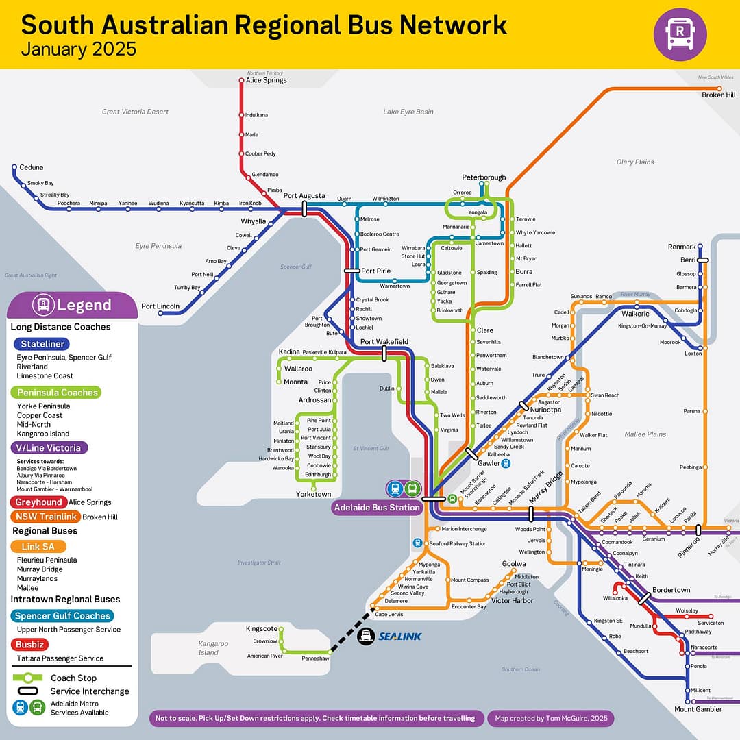 South Australia Country Bus Services – A Guide – The South Australian ...